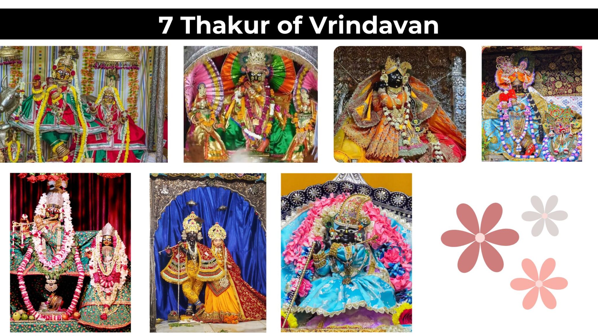 🕉️ 7 Thakur of Vrindavan: History, Significance & Legacy - Mathura ...